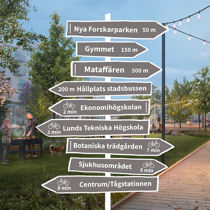 Nya bostäder på Tuna, Lund - Peab Bostad